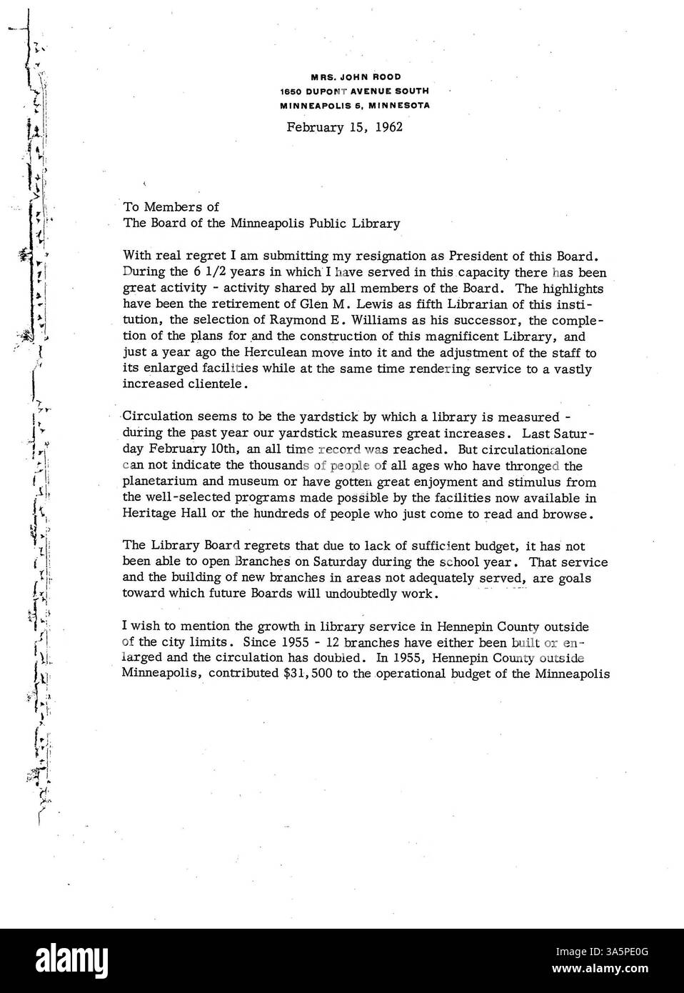 The official minutes from the 1962 minneapolis public library bo hi-res ...