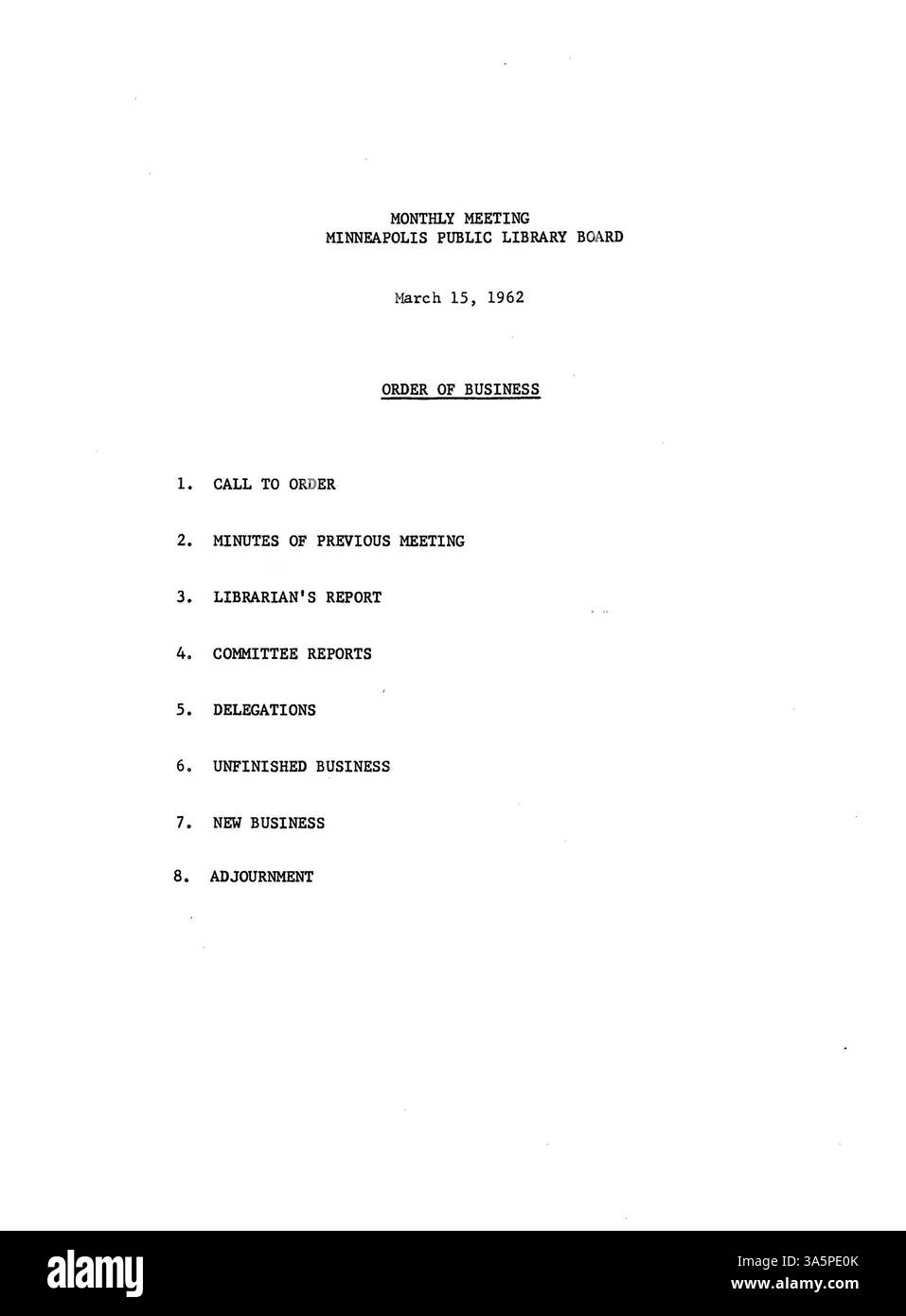 Minutes of the Minneapolis Public Library Board of Directors from 1962 ...