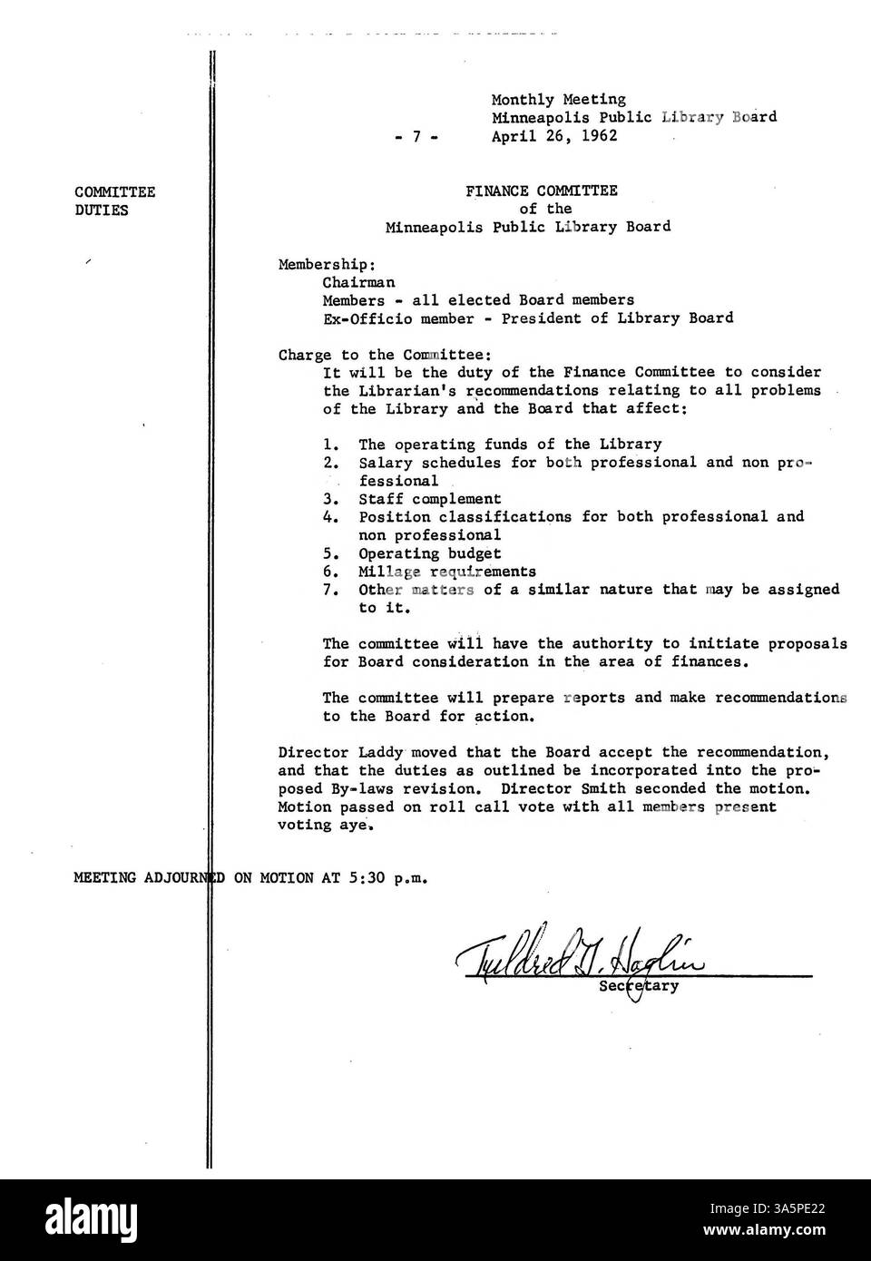 Documenting important decisions and policies impacting library ...