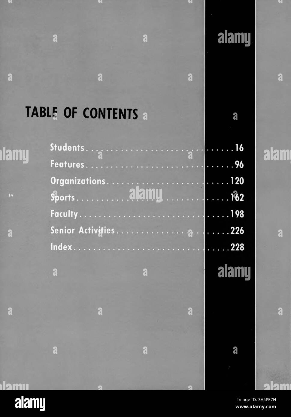 Yearbook features an overview of the 1964 1965 school year hi-res stock photography and images ...
