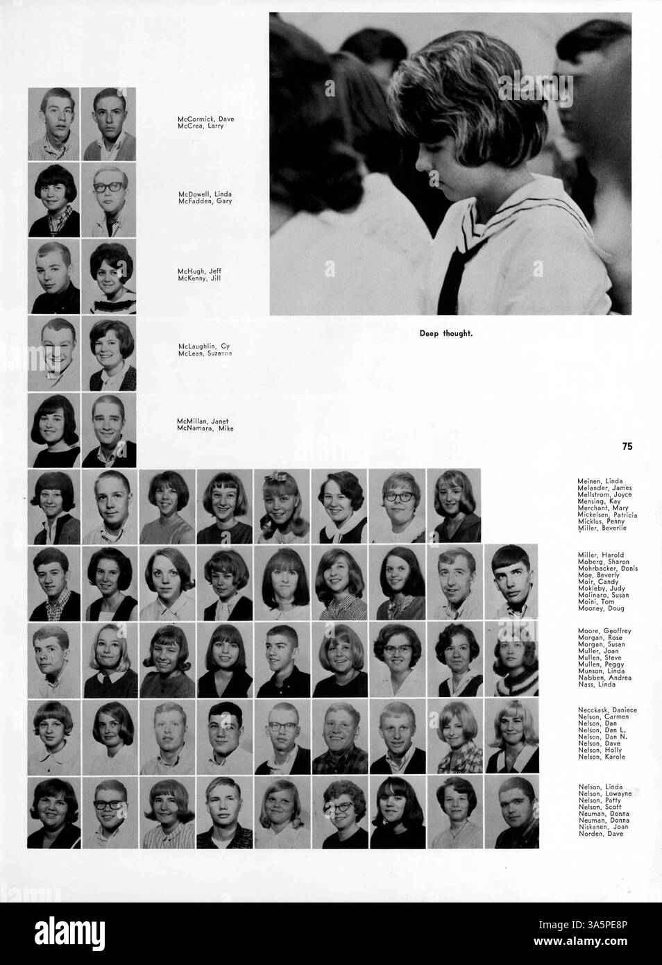 The 1965 'Sagamore' yearbook from Roosevelt High School documents the ...