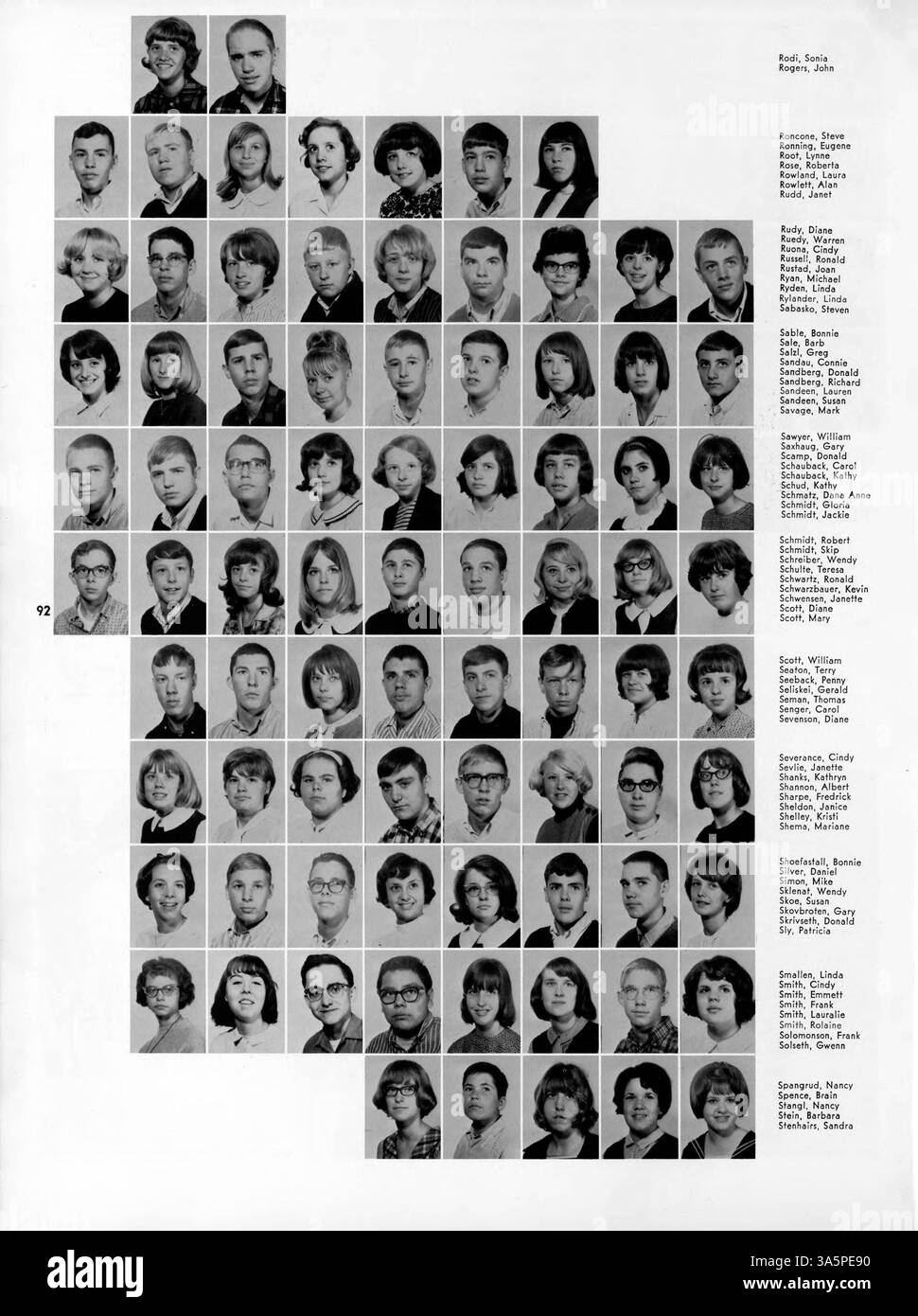 The 1965 'Sagamore' yearbook from Roosevelt High School highlights key ...