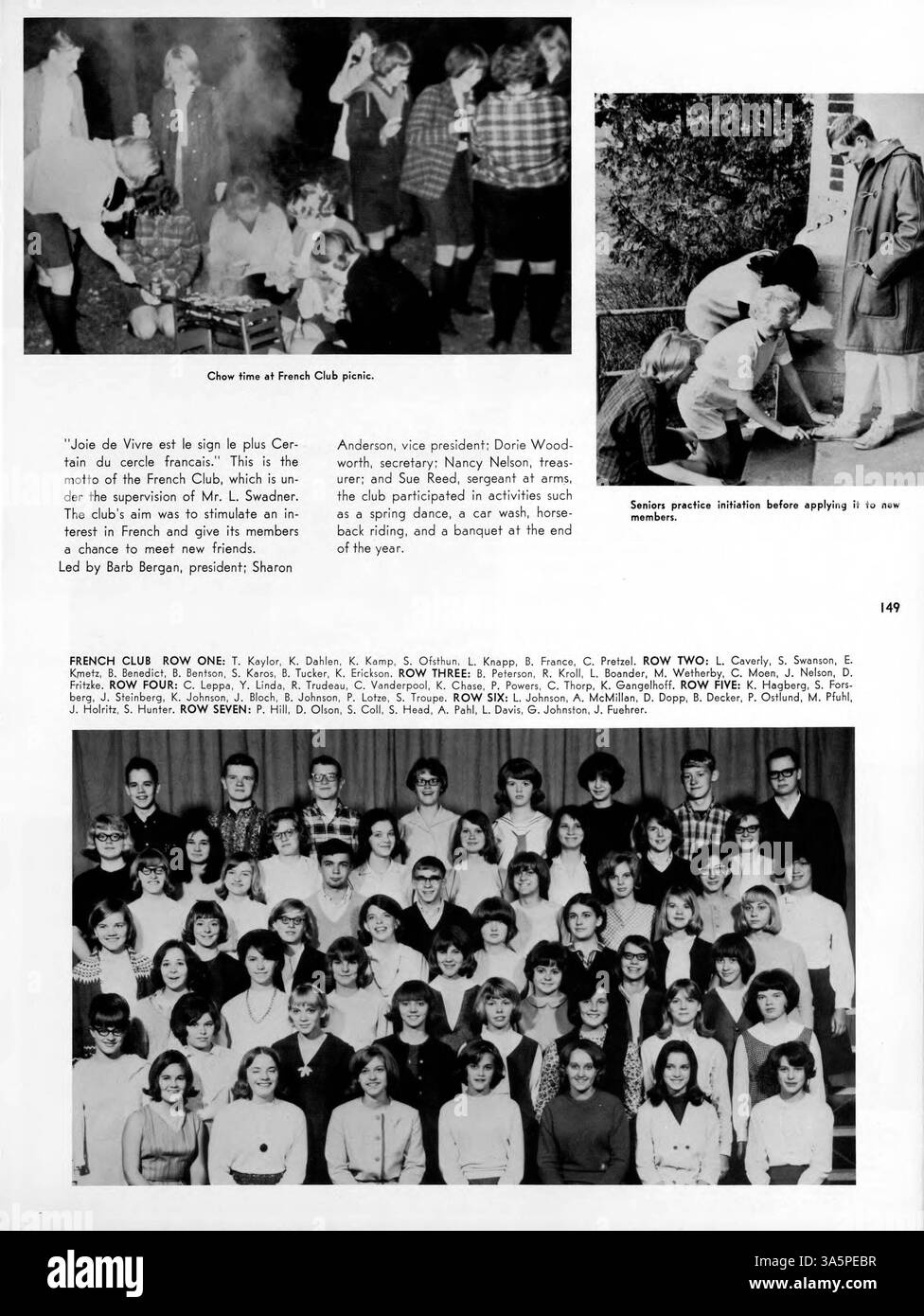 The 1965 'Sagamore' yearbook from Roosevelt High School highlights ...