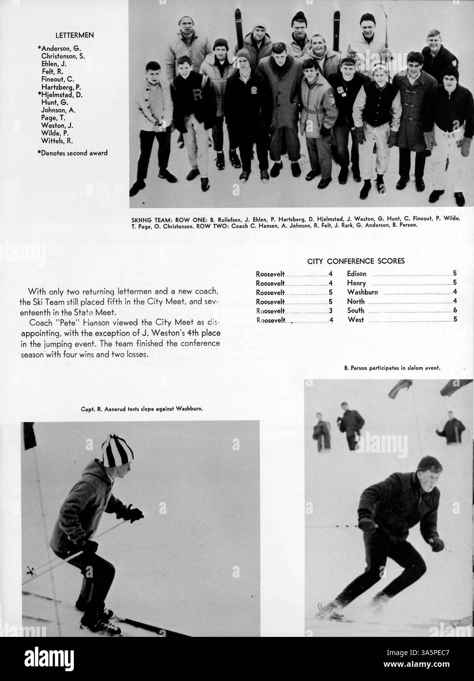 The 1965 Sagamore yearbook from Roosevelt High School offers a snapshot ...