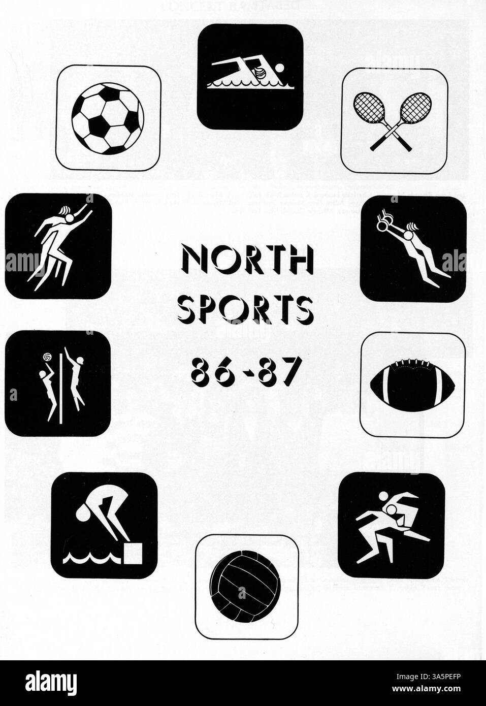 The 1987 yearbook of Hopkins North Junior High features key moments ...