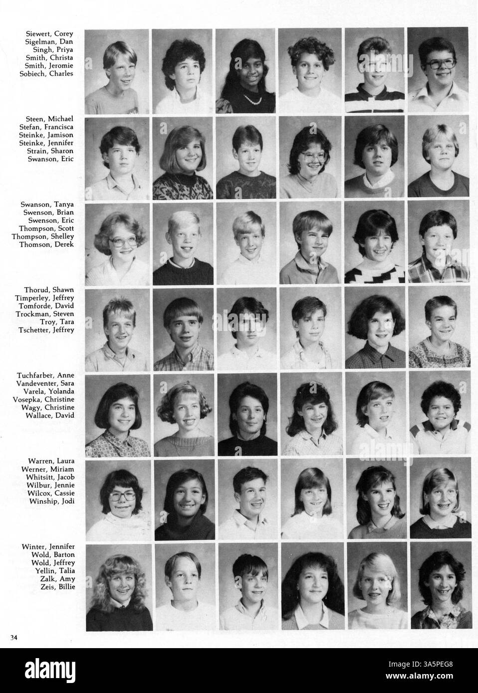 This yearbook from north high documents student life hi-res stock ...