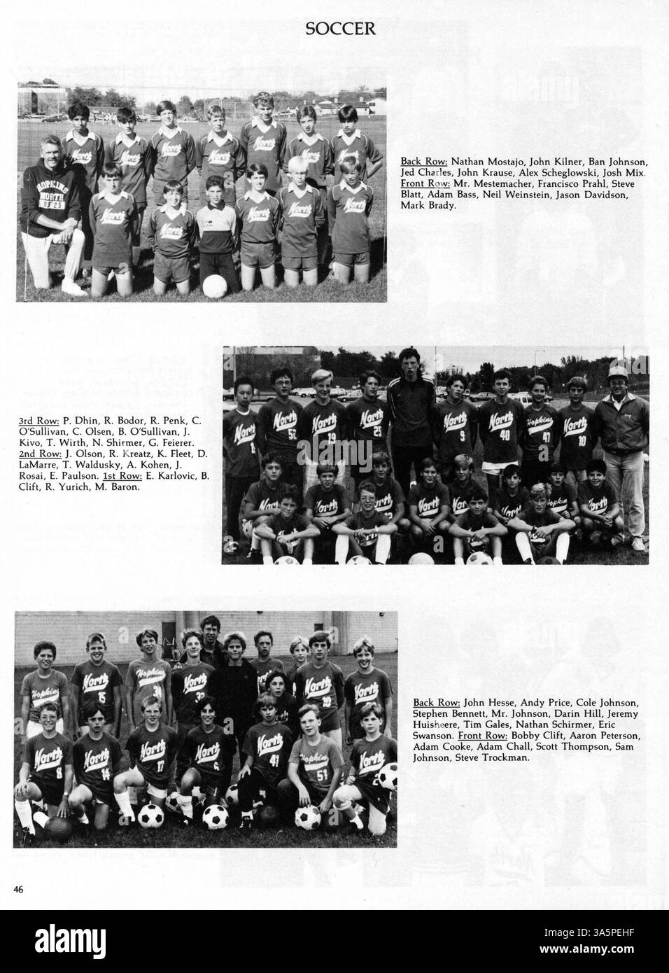 This 1987 yearbook from Hopkins North Junior High documents student ...