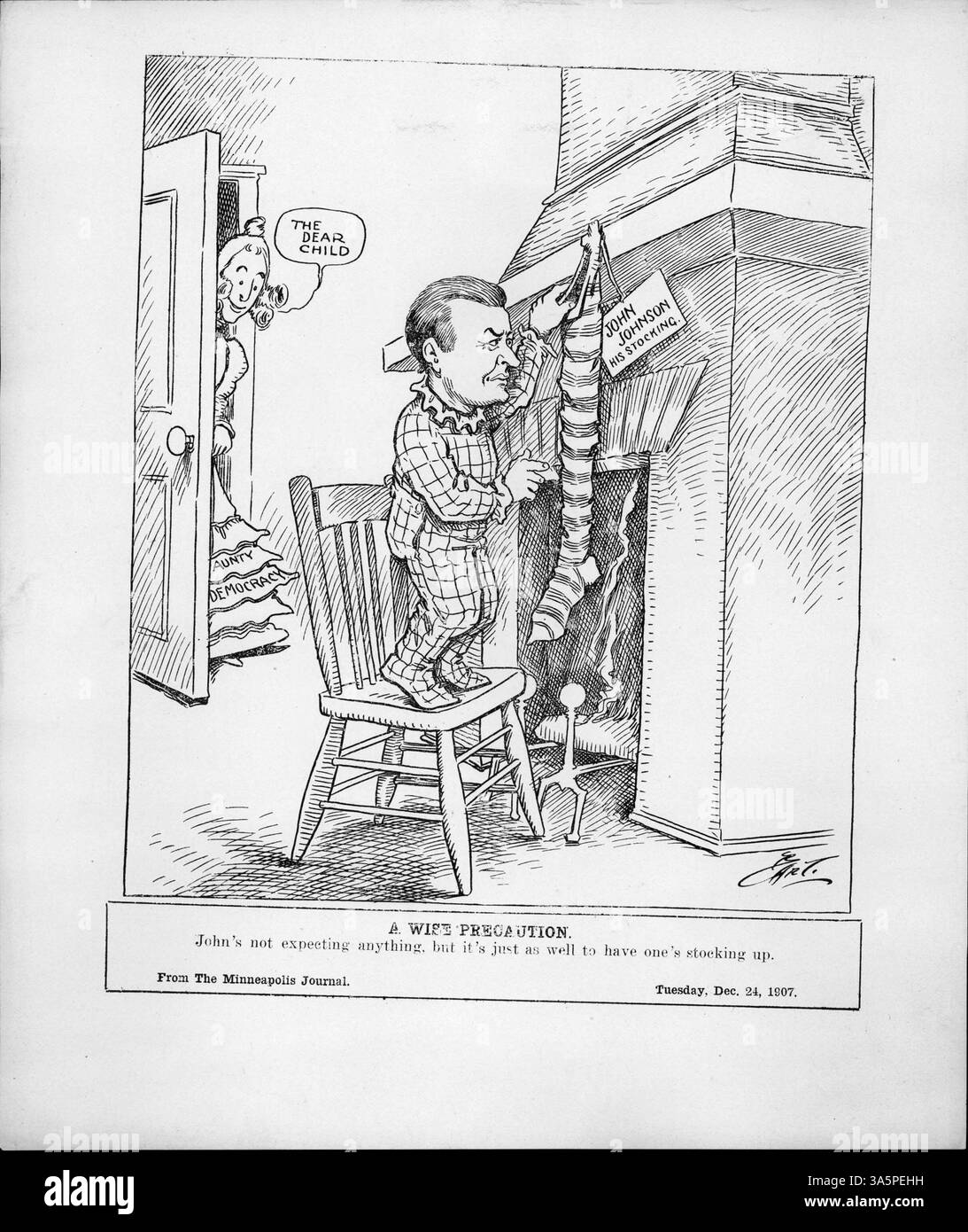 John Johnson, governor of Minnesota, prepares for a presidential run by ...