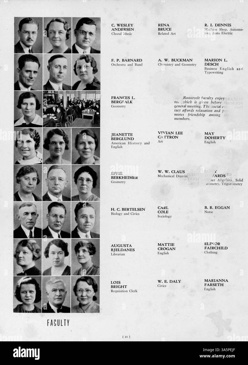 The 1937 Roosevelt High School yearbook, Sagamore, highlights the ...
