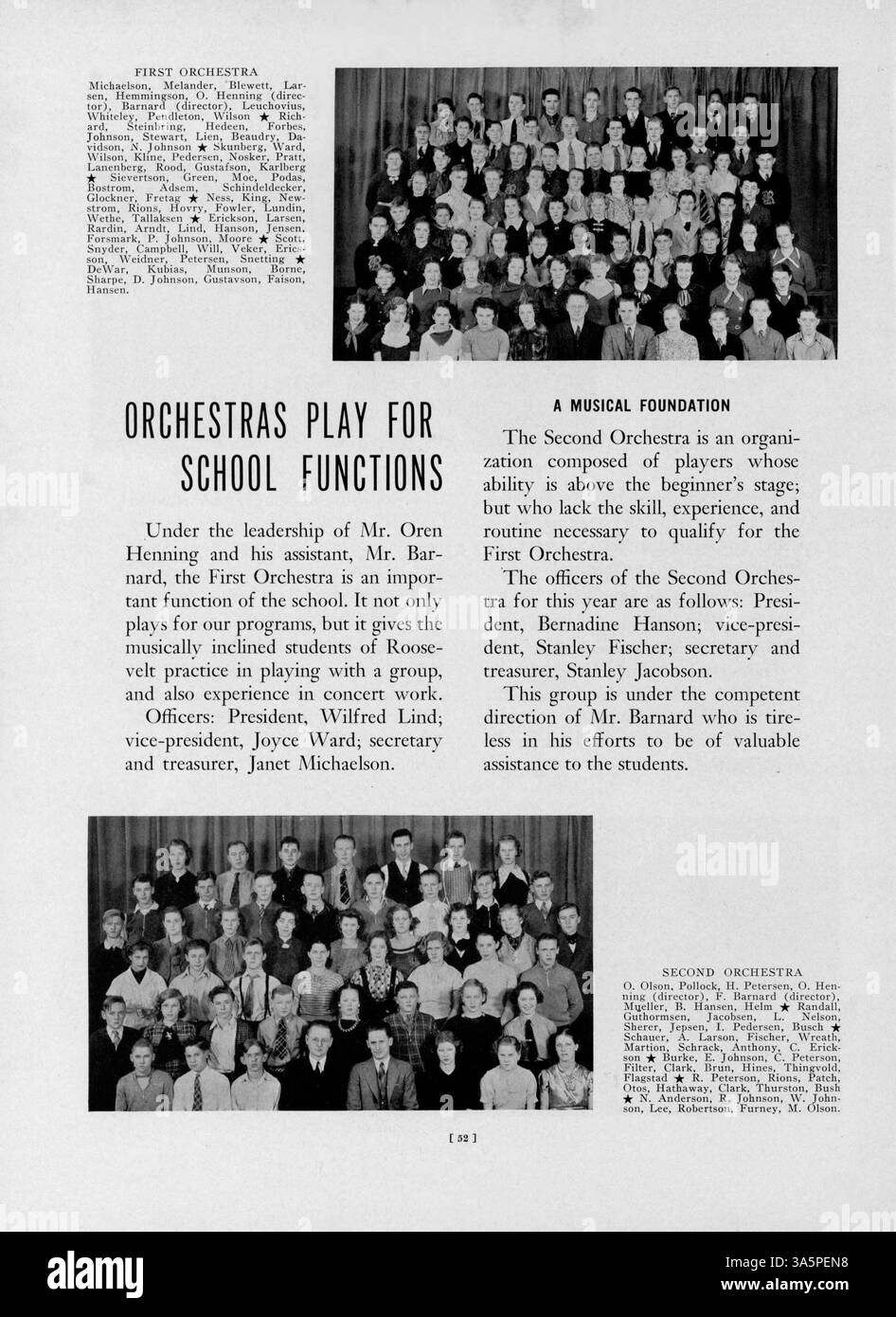 Roosevelt High School's 1937 Sagamore yearbook provides a snapshot of ...