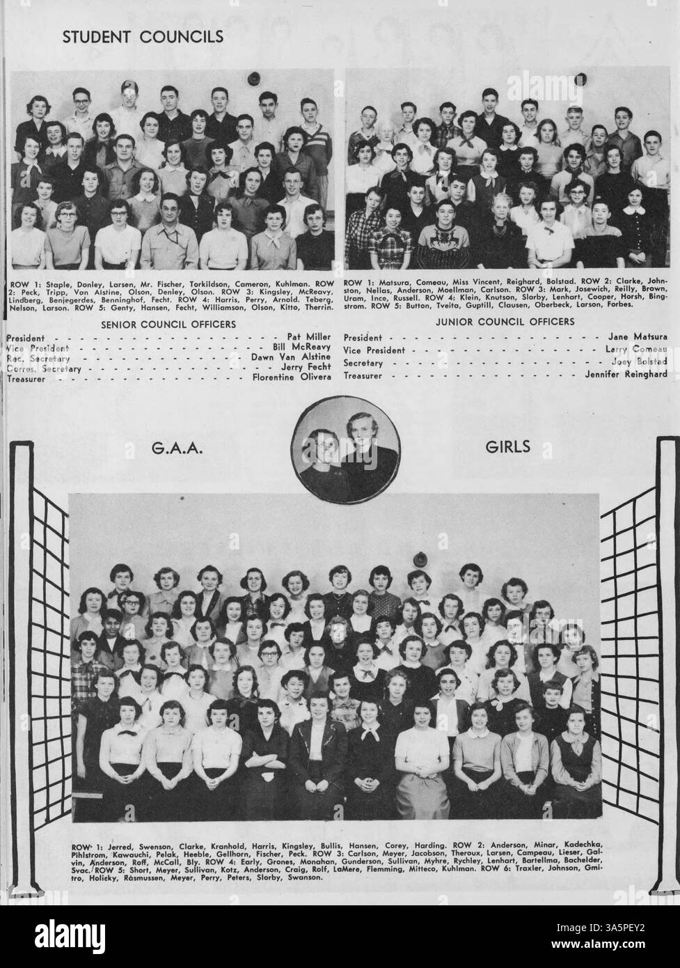 Marshall High School's 1950 Cardinal Yearbook highlights the students ...