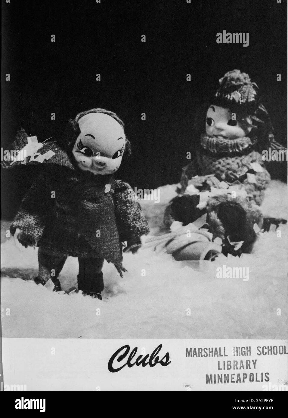 The 1950 Cardinal Yearbook from Marshall High School presents the ...