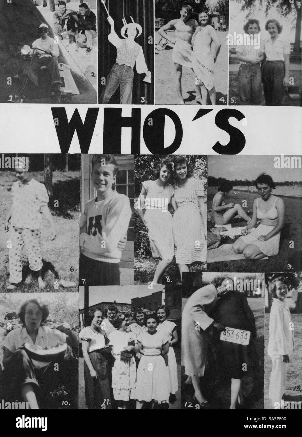 This high school yearbook from 1950 documents Marshall High School's ...