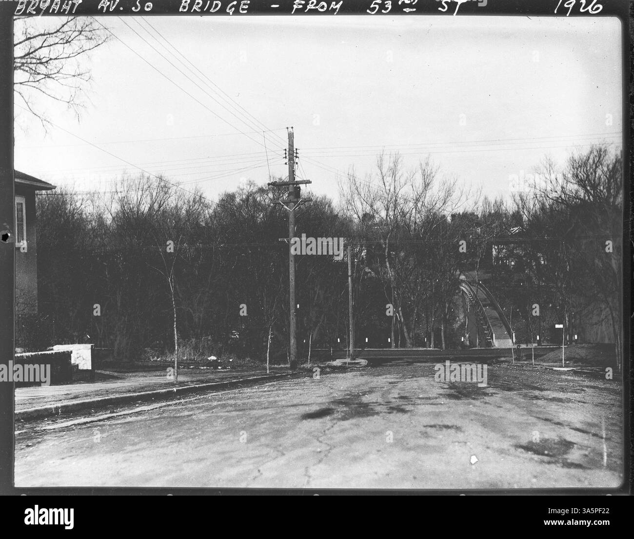 Captured here looking north from 53rd street hi-res stock photography ...