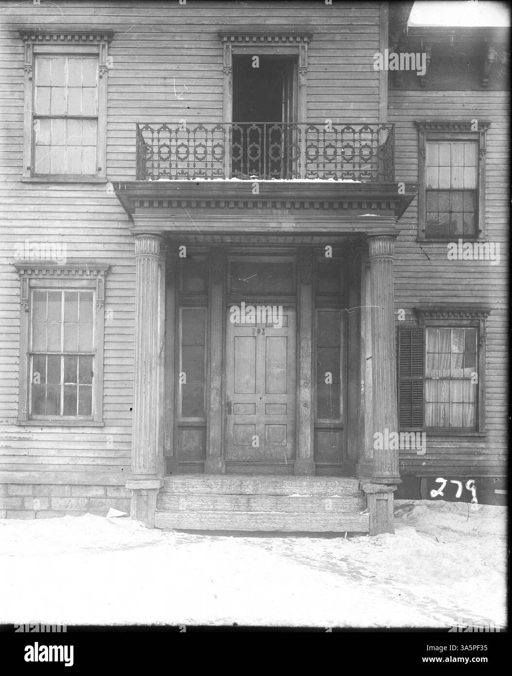 The doorway to Dr. A.A. Ames' house is featured in a historic ...