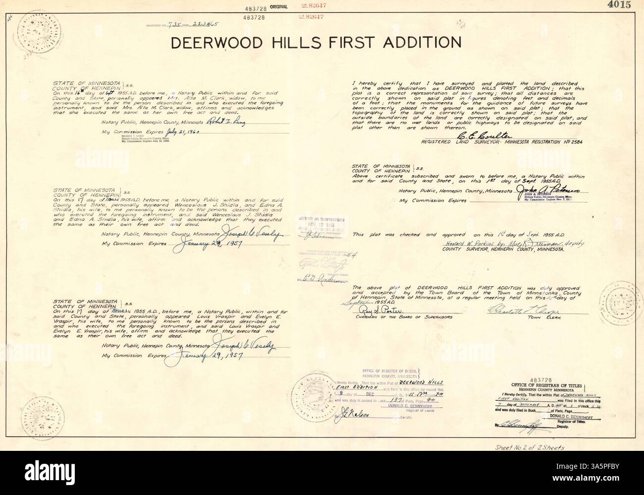 Deerwood Hills First Addition captures the initial stages of ...