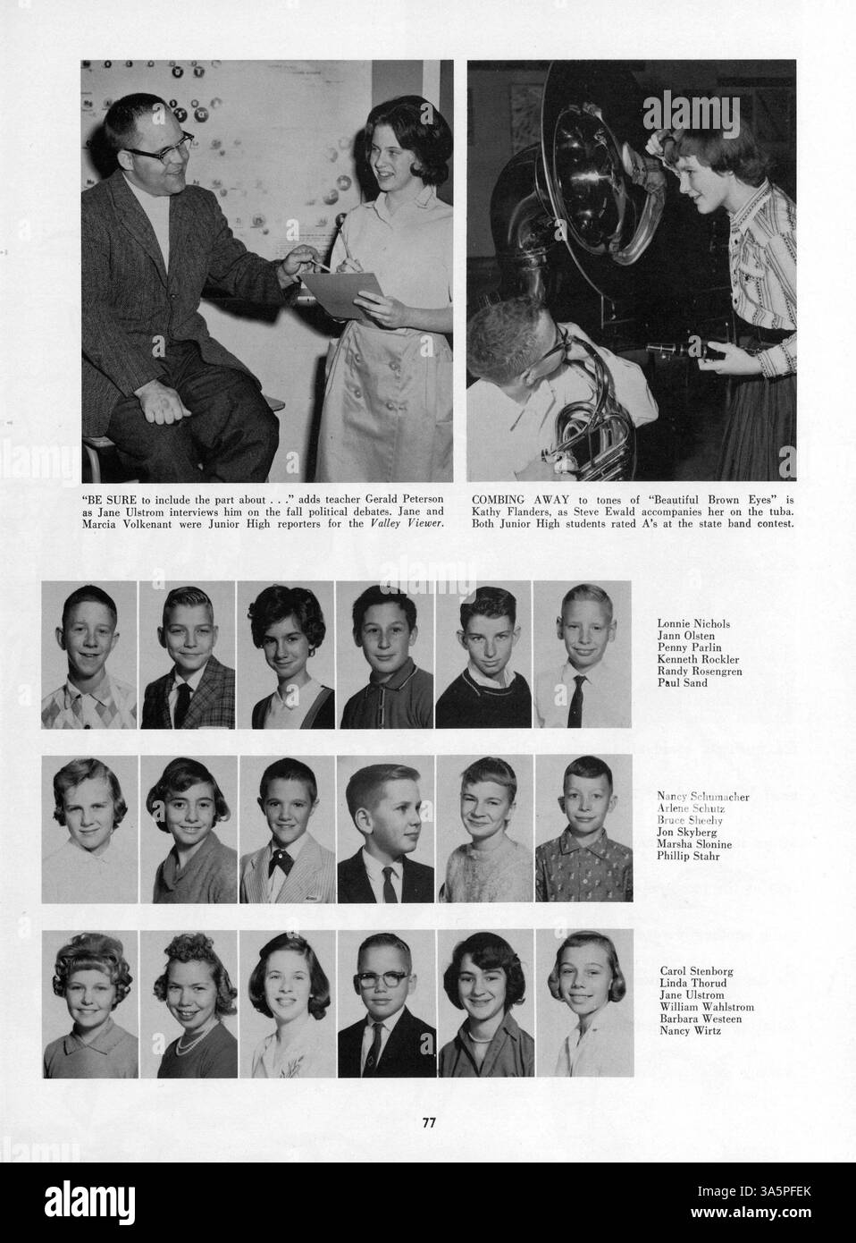 This 1961 yearbook, 'Viking', from Golden Valley High records key ...