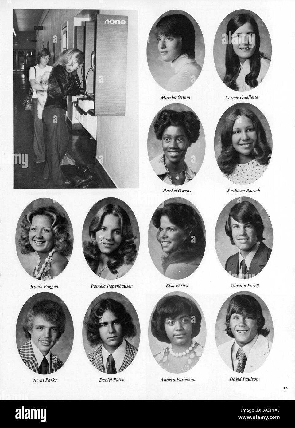The 1975 'Sagamore' yearbook at Roosevelt High School highlights ...
