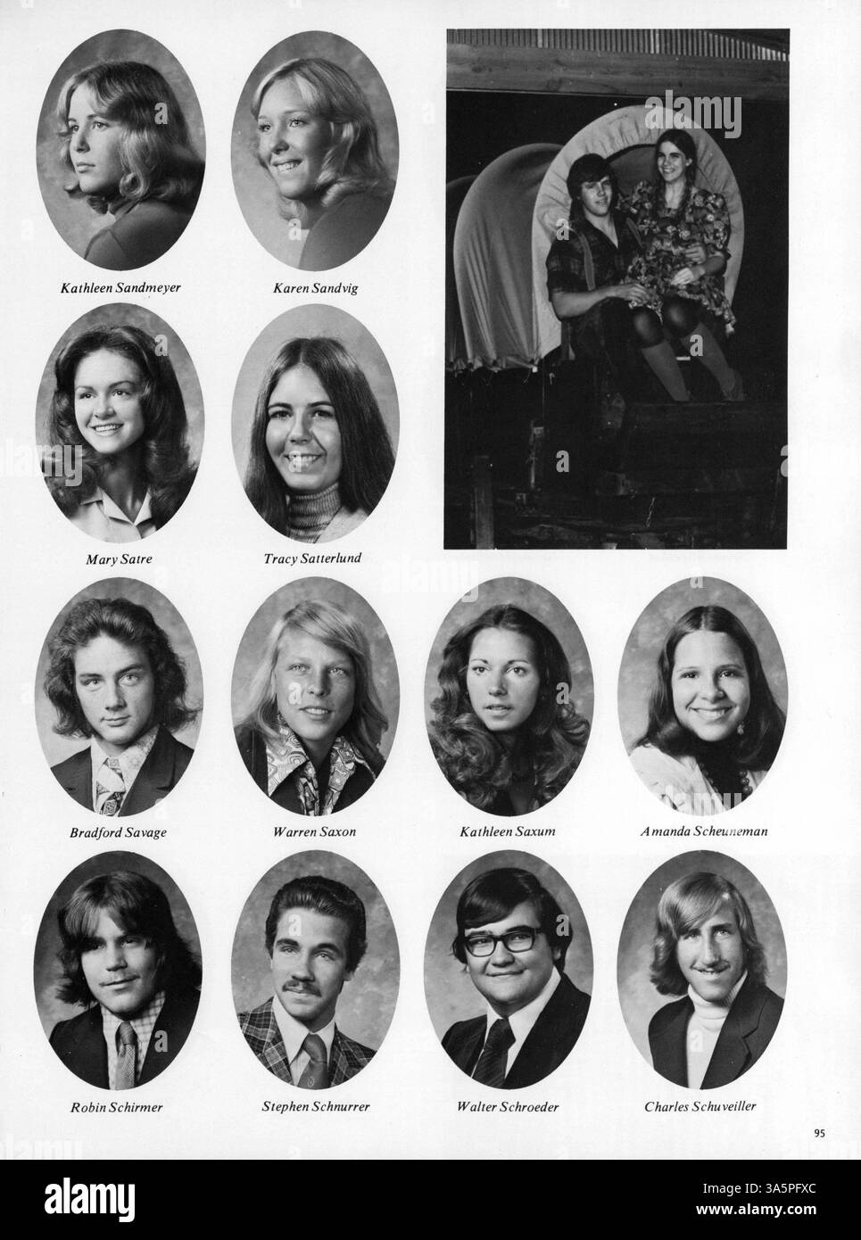 The 1975 'Sagamore' yearbook from Roosevelt High School highlights the ...