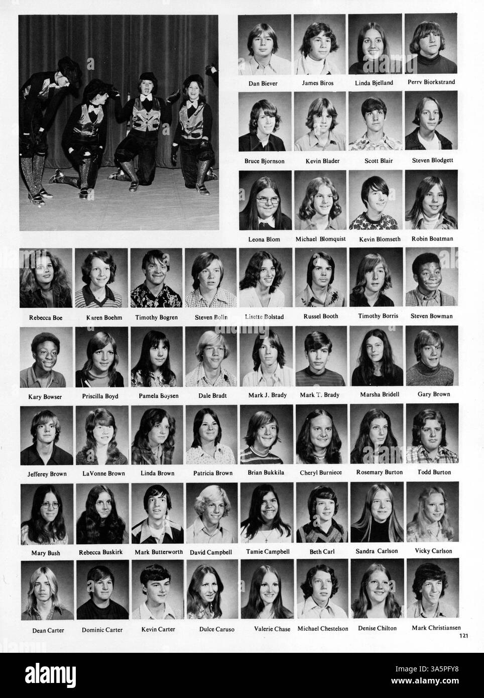 The 1975 'Sagamore' yearbook from Roosevelt High School documents the ...