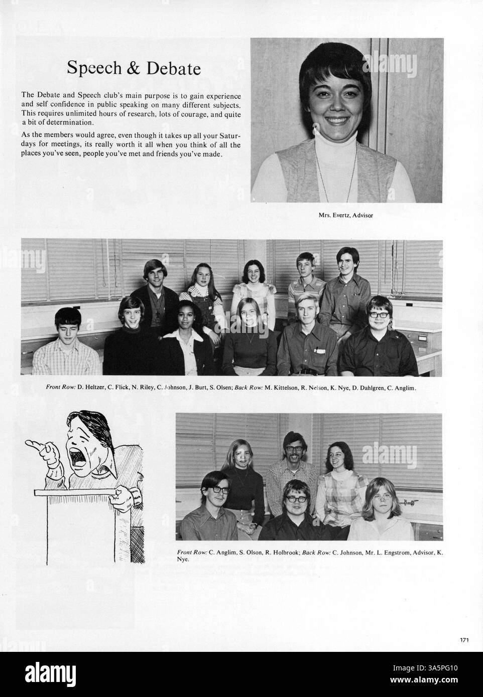 The 1975 yearbook from Roosevelt High School highlights student ...
