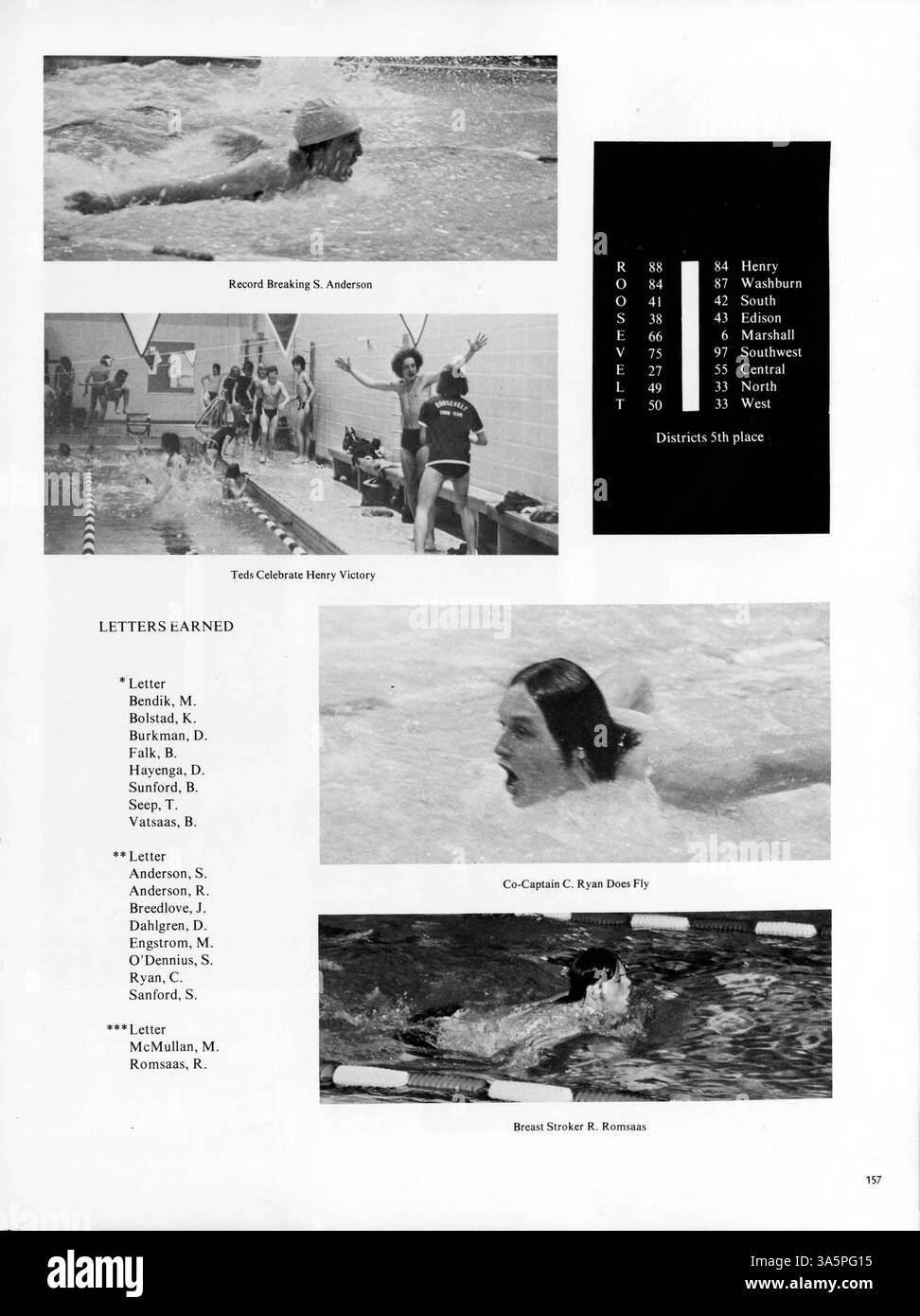 This yearbook from Roosevelt High School showcases students, teachers ...