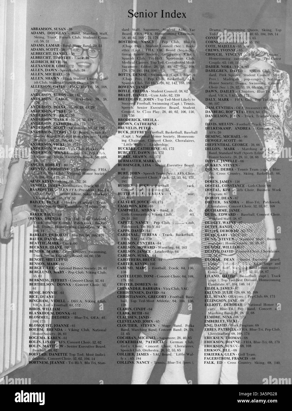 This yearbook from Roosevelt High School documents key events of the ...