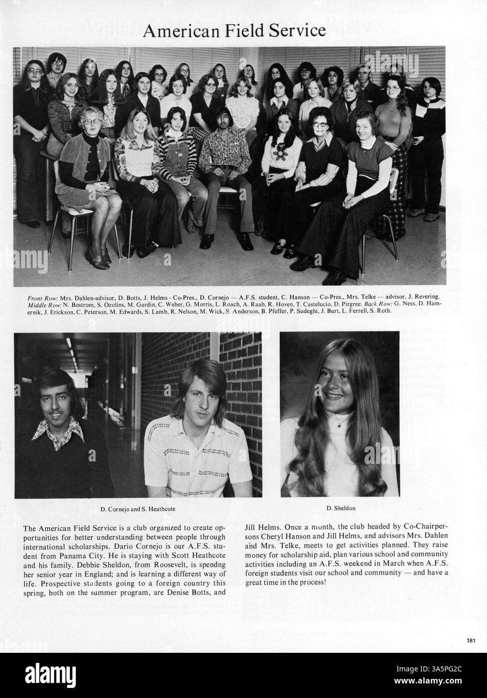 The 1975 Roosevelt Yearbook documents students, teachers, clubs ...