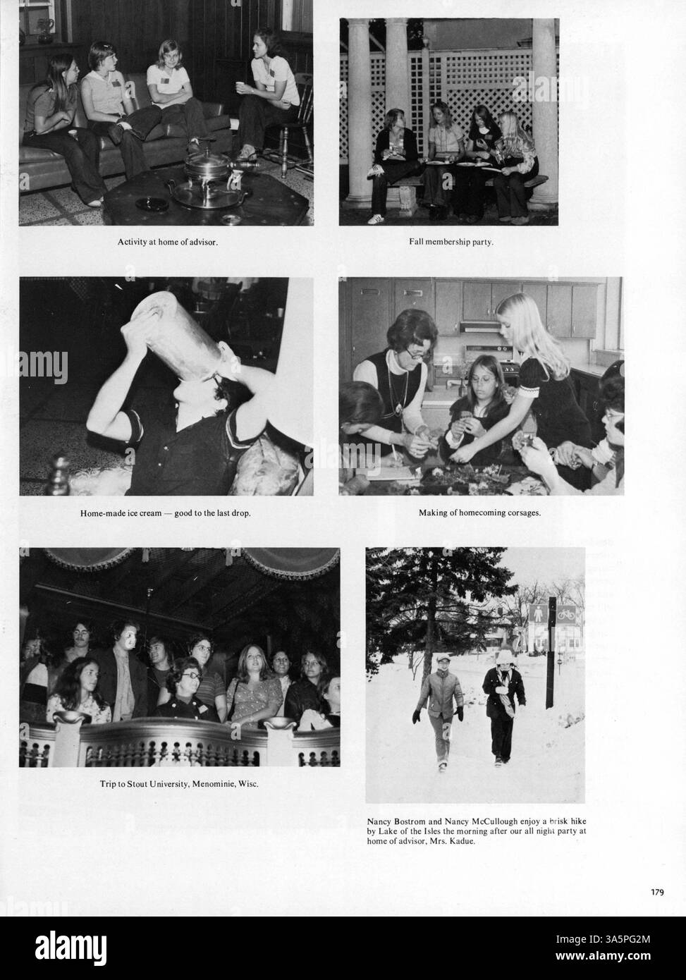 The 1975 Roosevelt Yearbook features an overview of student life ...