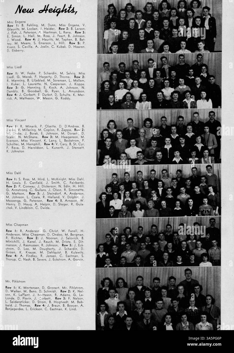 This high school yearbook from Marshall High School, 'Cardinal' 1944 ...