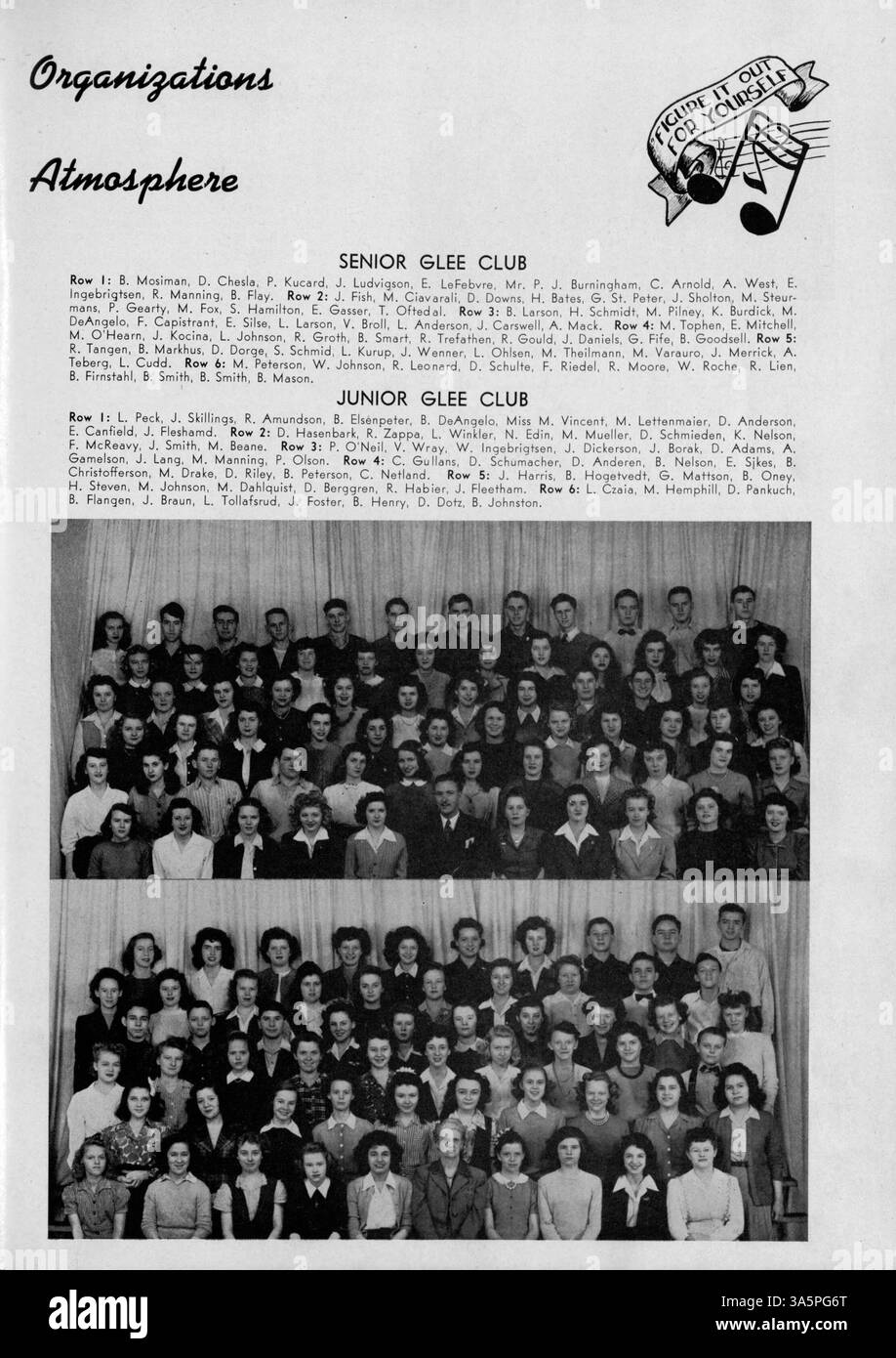 The 1944 'Cardinal' yearbook from Marshall High School features ...