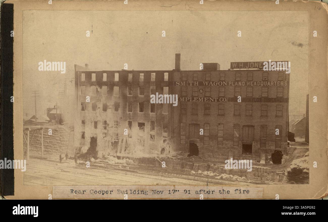 This photo shows the rear of the Cooper Building in Minneapolis after a ...