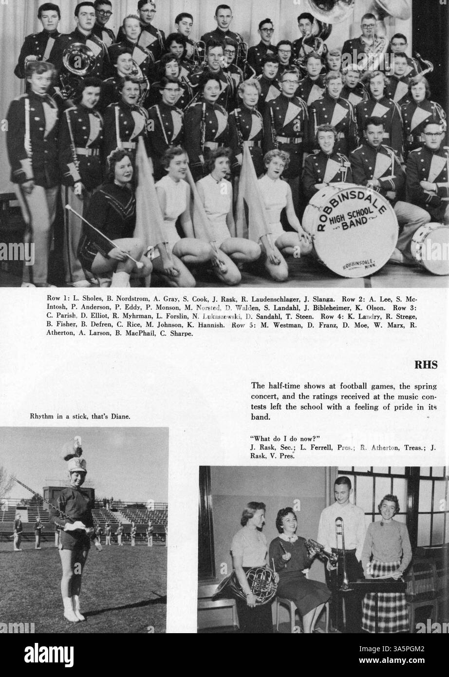 This 1956 edition of 'The Robin' yearbook captures the key moments of ...