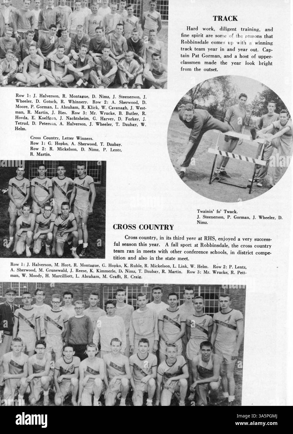The 1956 Robbinsdale High School yearbook, 'The Robin,' features ...