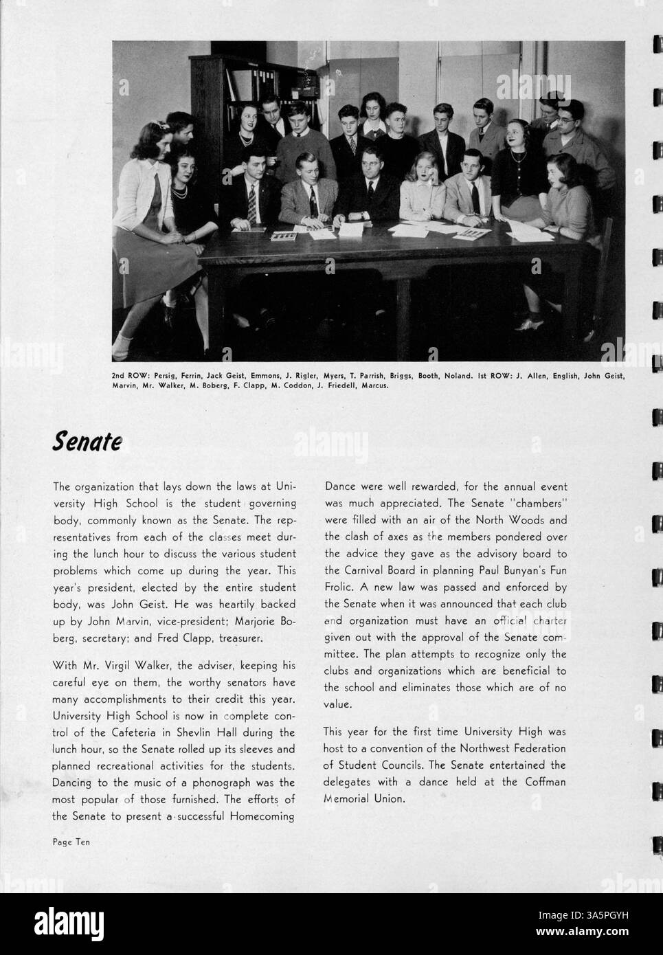 The 1941 University High School yearbook, 'Bisbila', highlights the ...