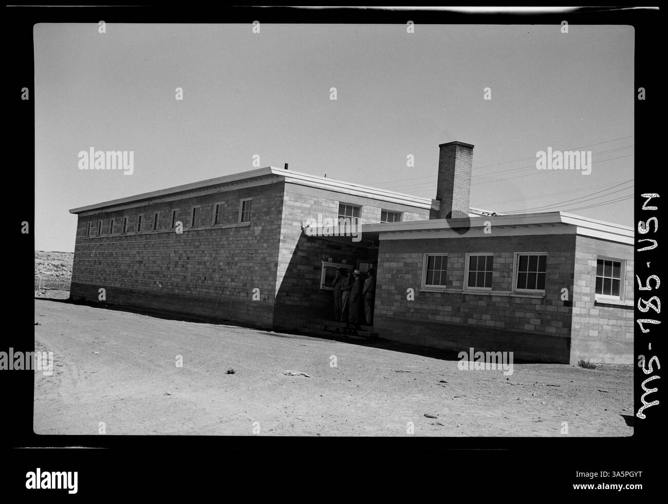 The wash house at Stansbury Mine in Rock Springs, Wyoming, is shown ...