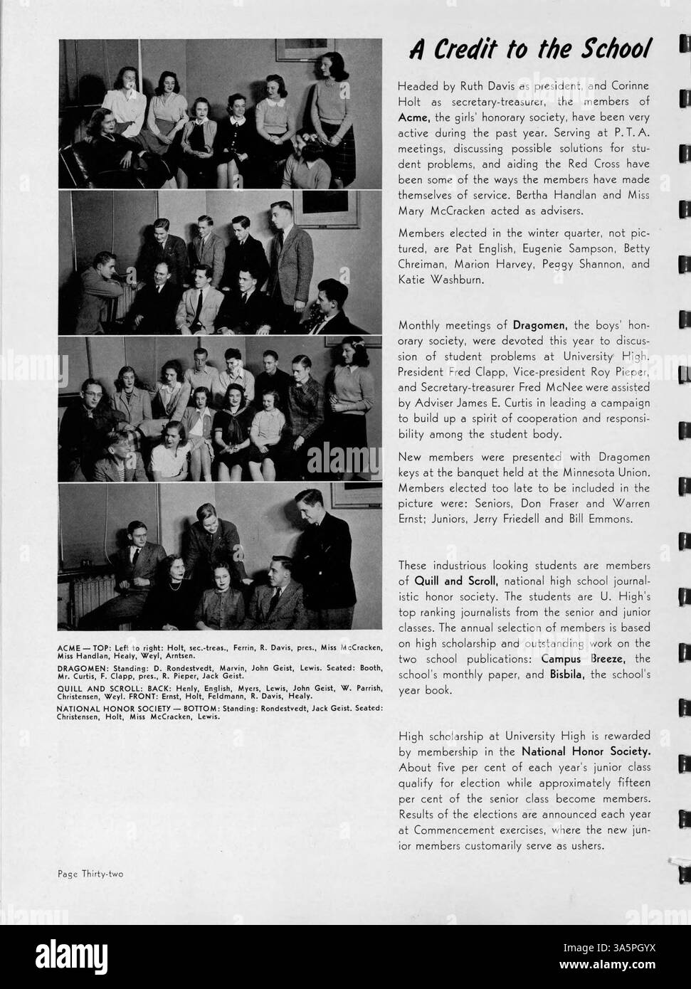 The 1941 'Bisbila' yearbook from University High School highlights ...