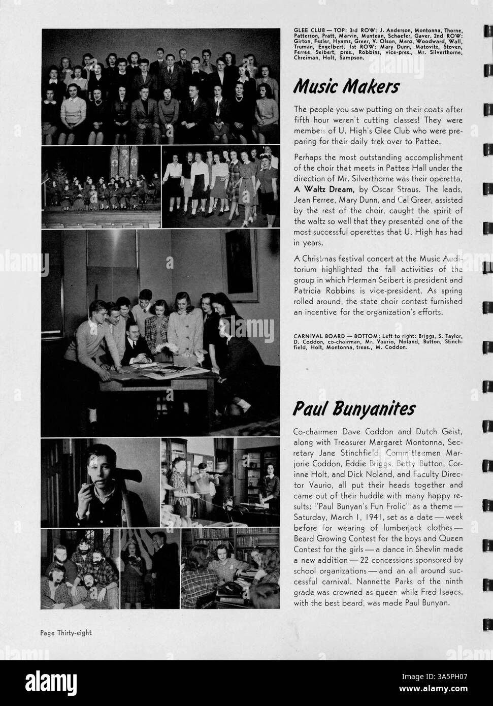 The 1941 'Bisbila' yearbook for University High School documents the ...