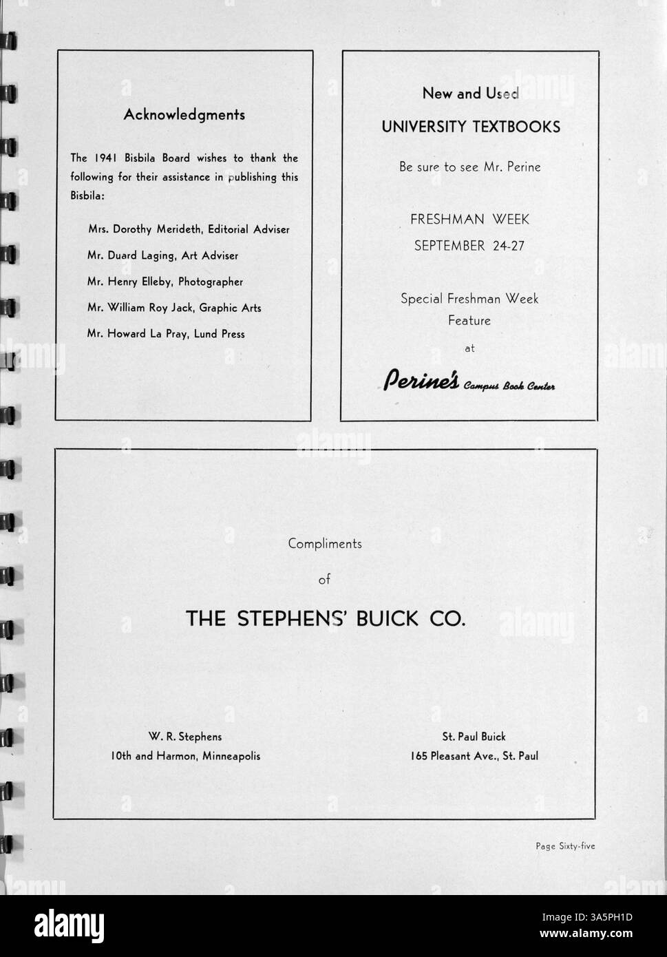 The 1941 'Bisbila' yearbook highlights the student body, faculty ...