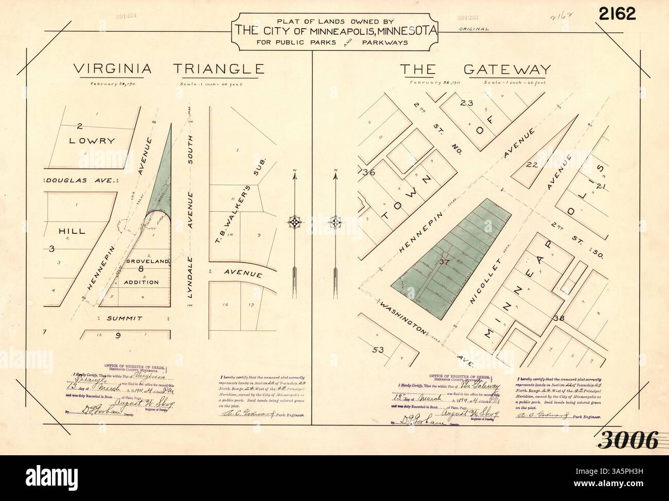 Photograph showing the virginia triangle and gateway area in min hi-res ...