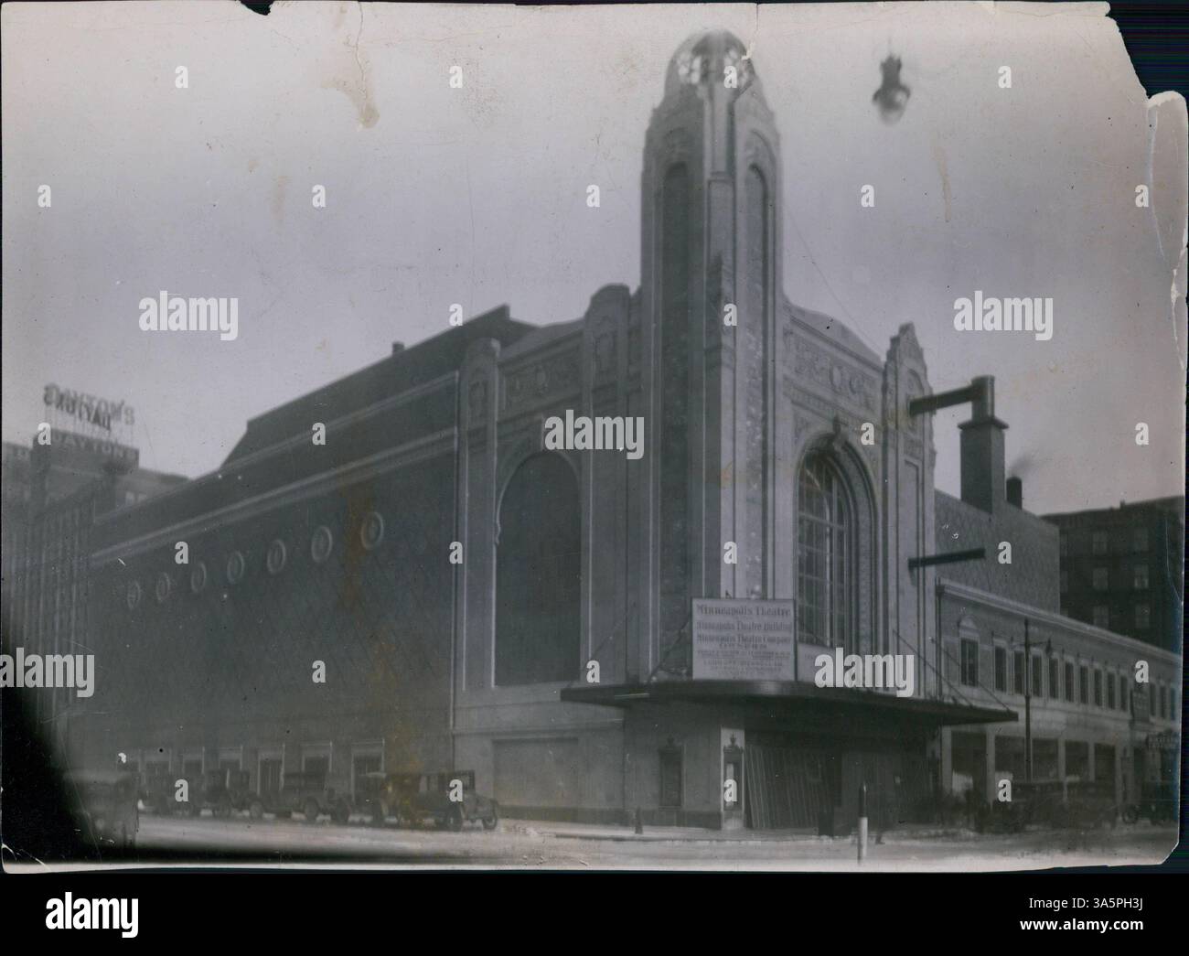 The Minnesota Theater in Minneapolis is depicted in this historical ...