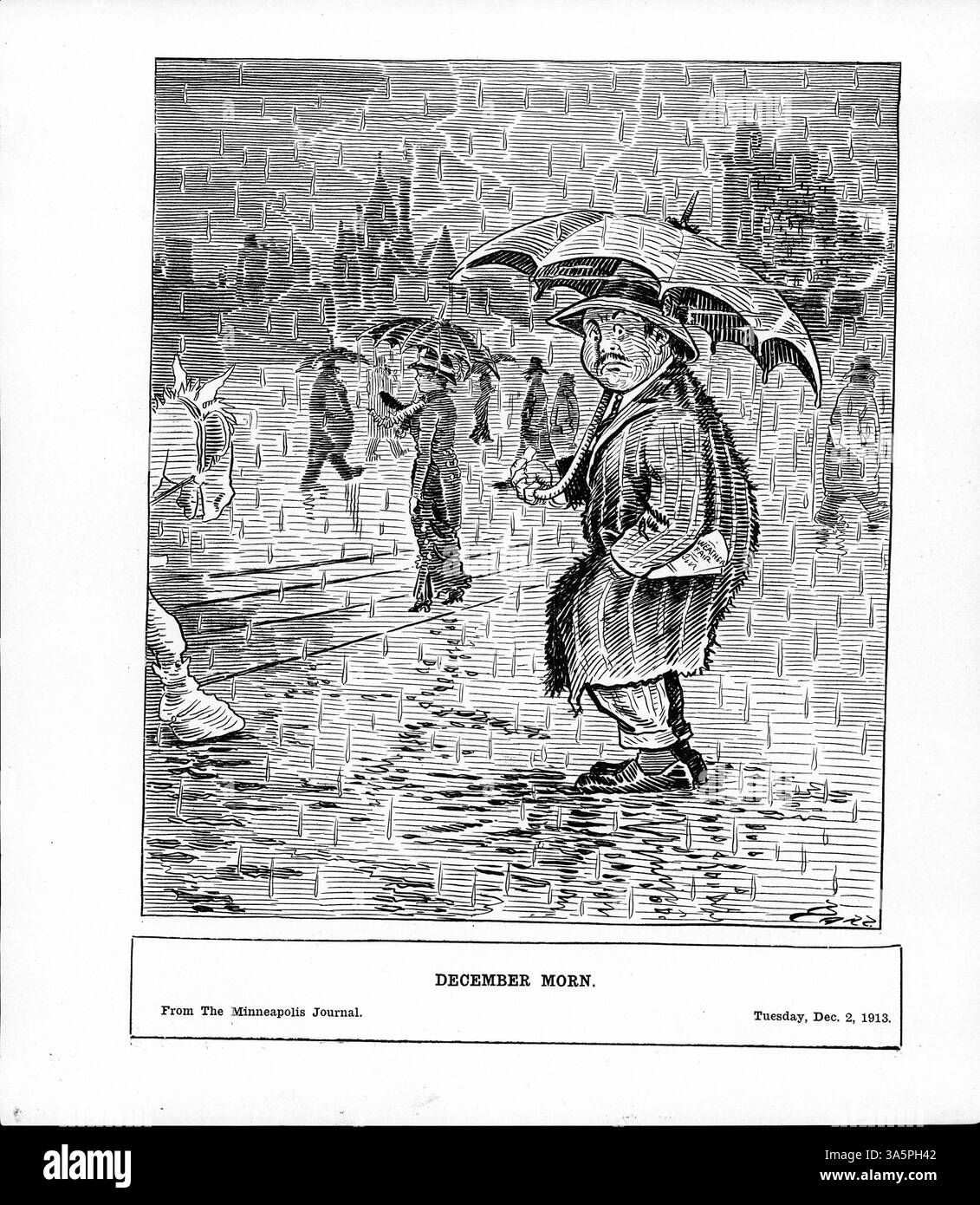 Contradicting the rainy conditions the scene reflects weather ...