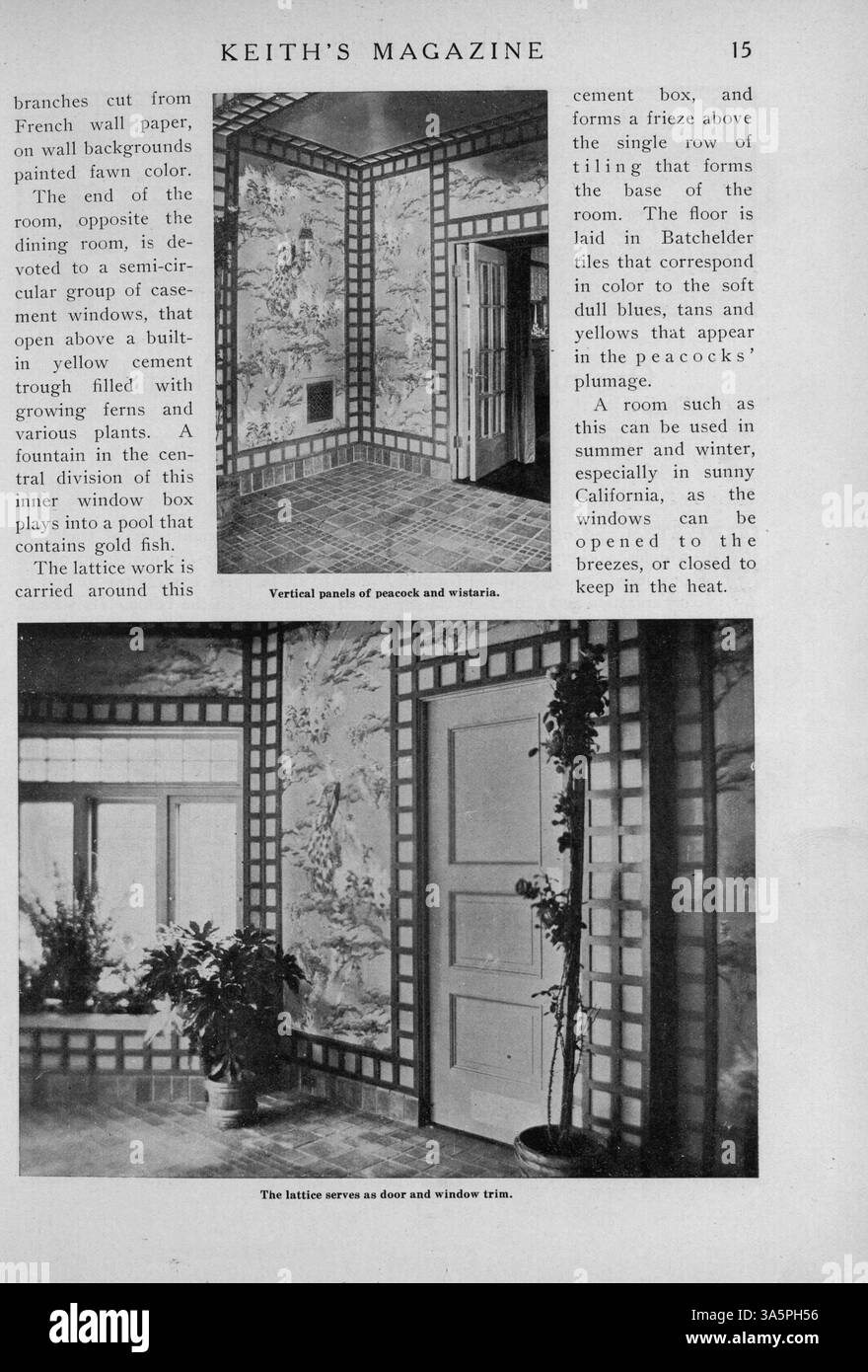 Published monthly in 1916 by architect max l kei hi-res stock ...