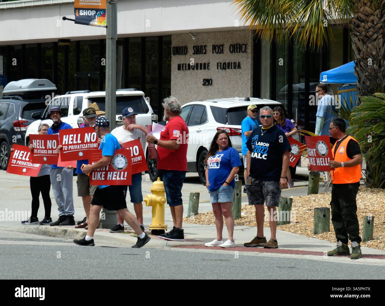 Melbourne, Brevard County, Florida. USA. March 23, 2025 “Hell No” was ...