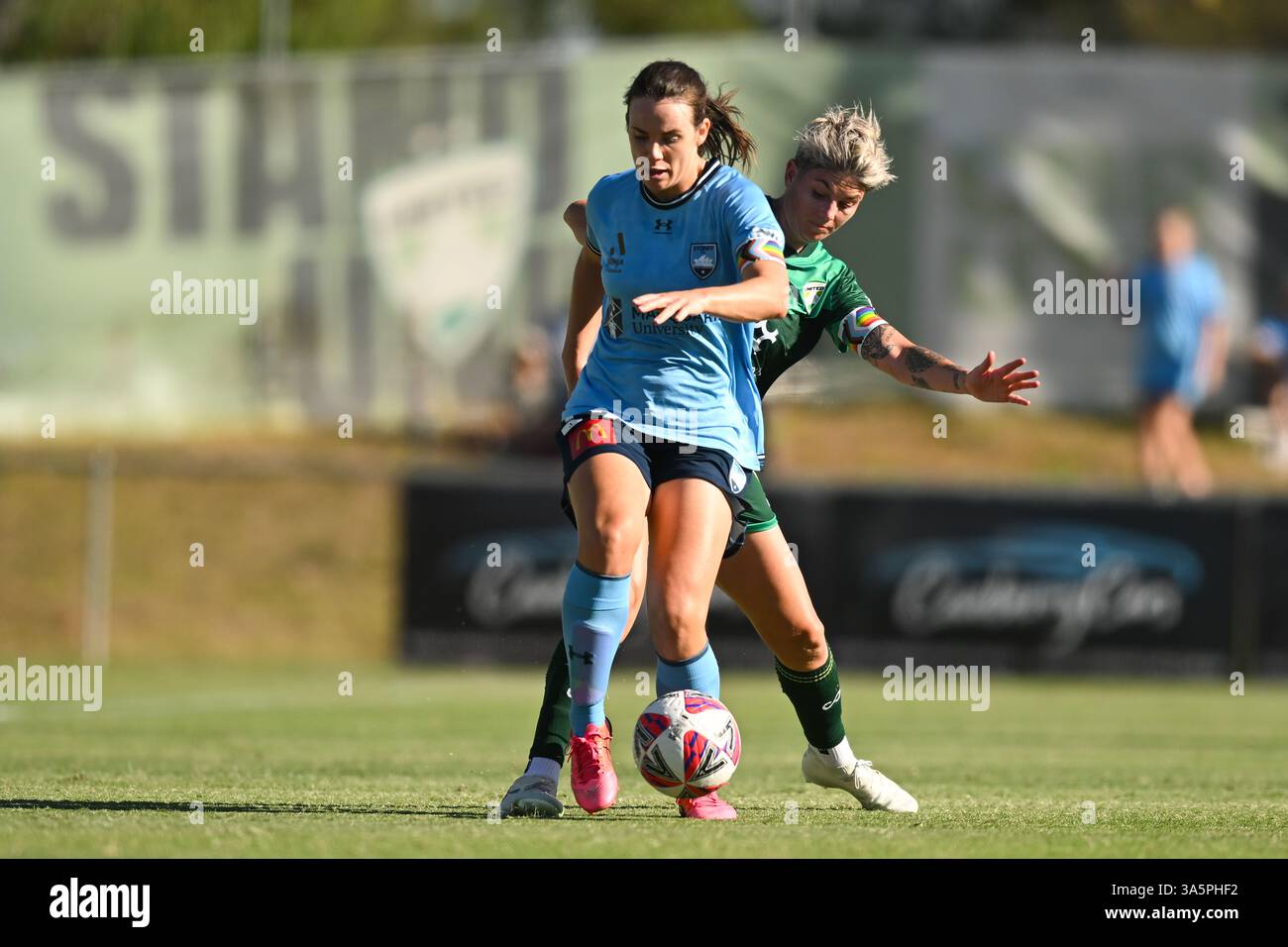 Canberra, Australia. 24th Mar, 2025. Michelle Heyman of Canberra United ...
