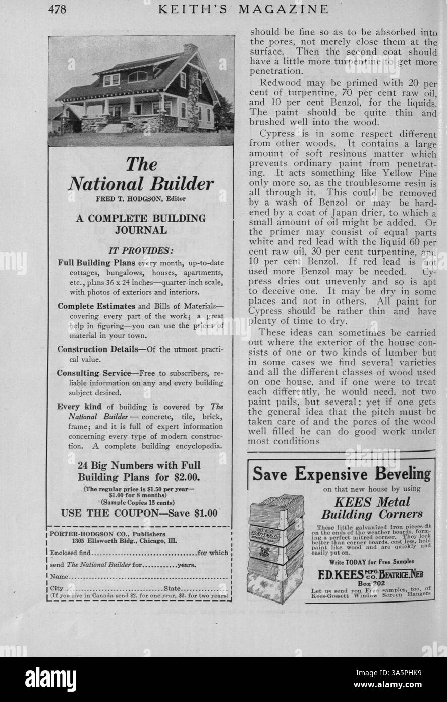 Keiths magazine showcases house design plans hi-res stock photography ...