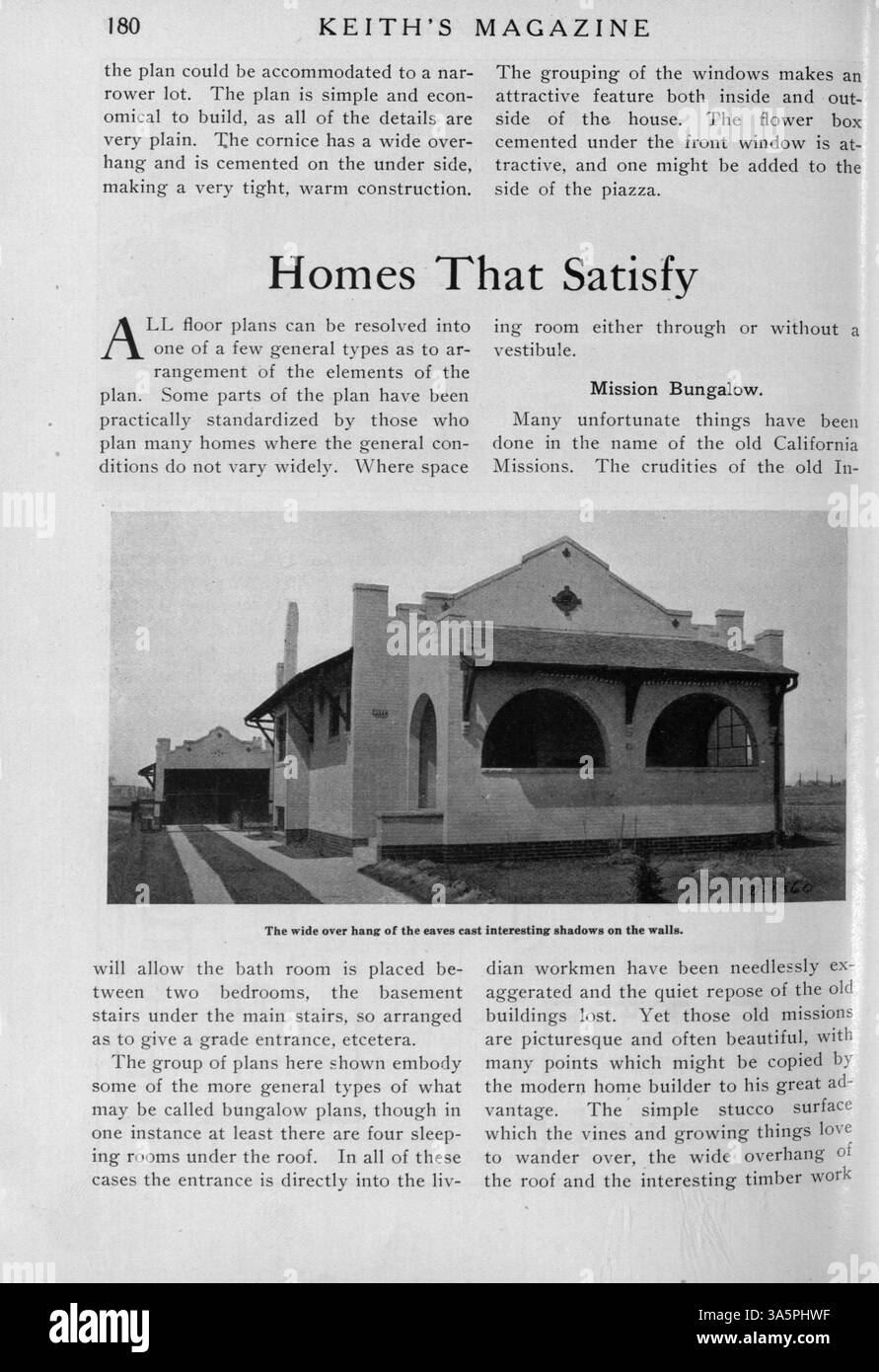 Keith's Magazine, published in 1916 by architect Max L. Keith, features ...