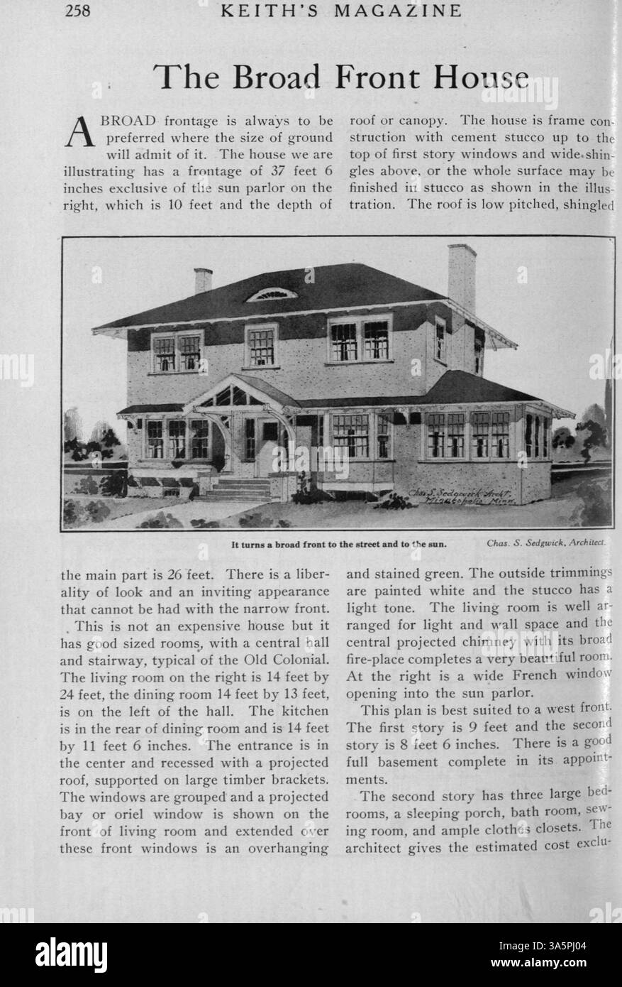 Keith's Magazine on Home Building, 1916, offers monthly publications by ...