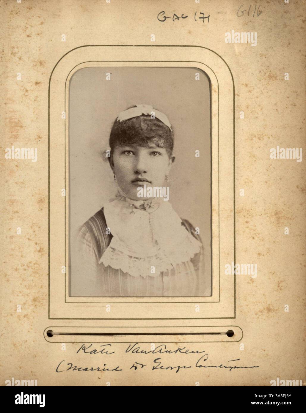 Kate VanAuken was married to George Countryman. Information about her ...