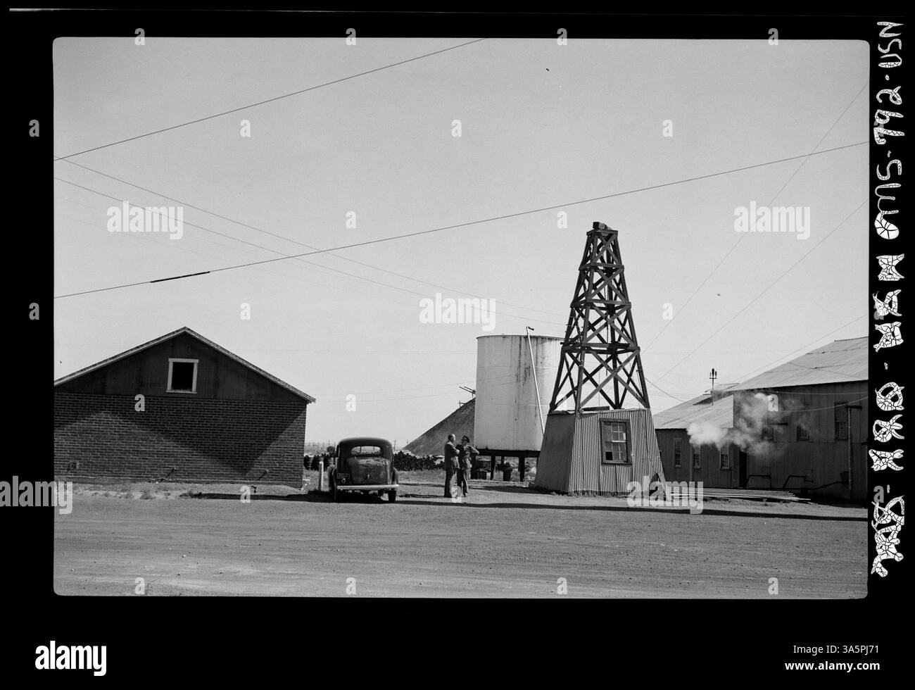 The washhouse and water infrastructure, including a deep well and ...